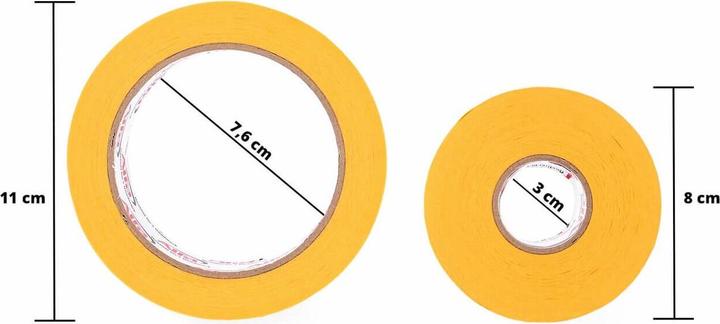 Alfa 9x FineLine GOLD Kleinrolle | 25 mm x 50 m | für wasserbasierte ...