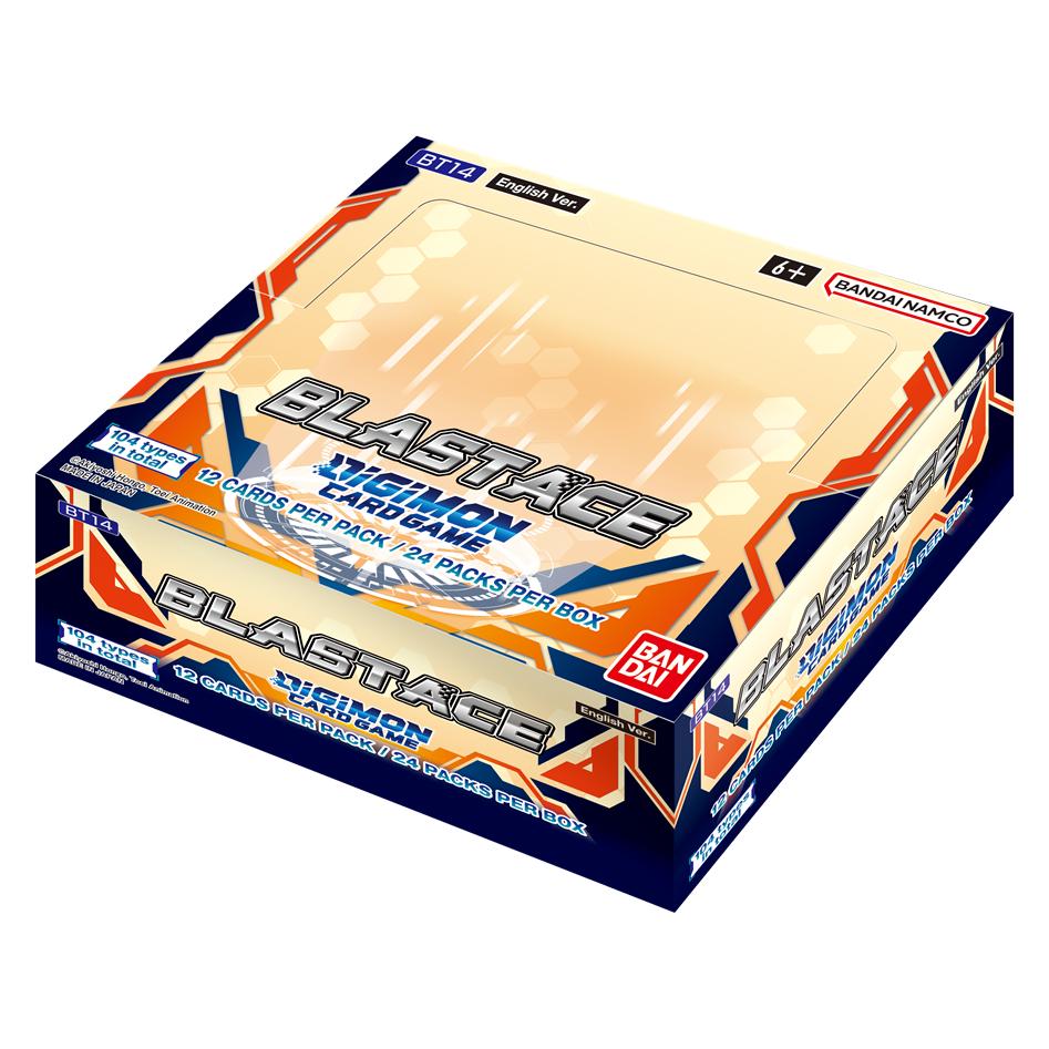 Bandai Digimon Card Blast Ace Booster Display BT-14 - Digimon Card Game ...