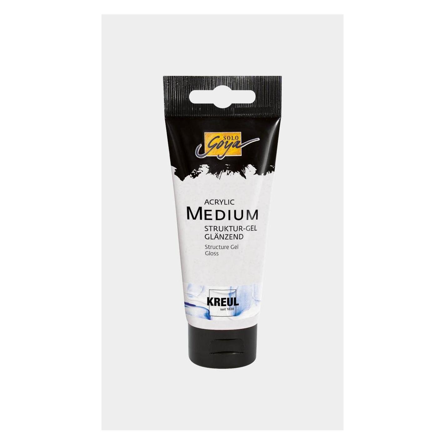 Kreul 87101 - Solo Goya Acrylic Medium, 100 ml tube, textured gel ...
