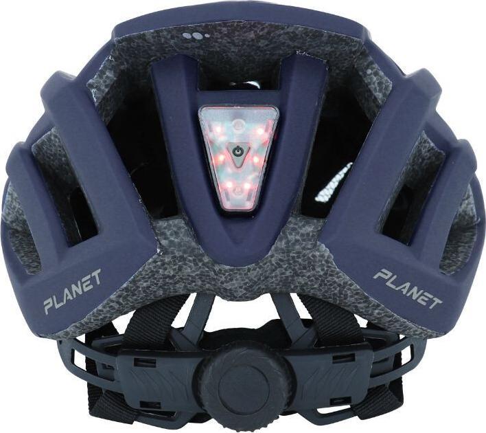 Gist wheel-adjustable bicycle helmet - integrated lighting e-bike planet urban in-mold (52 - 58 ...