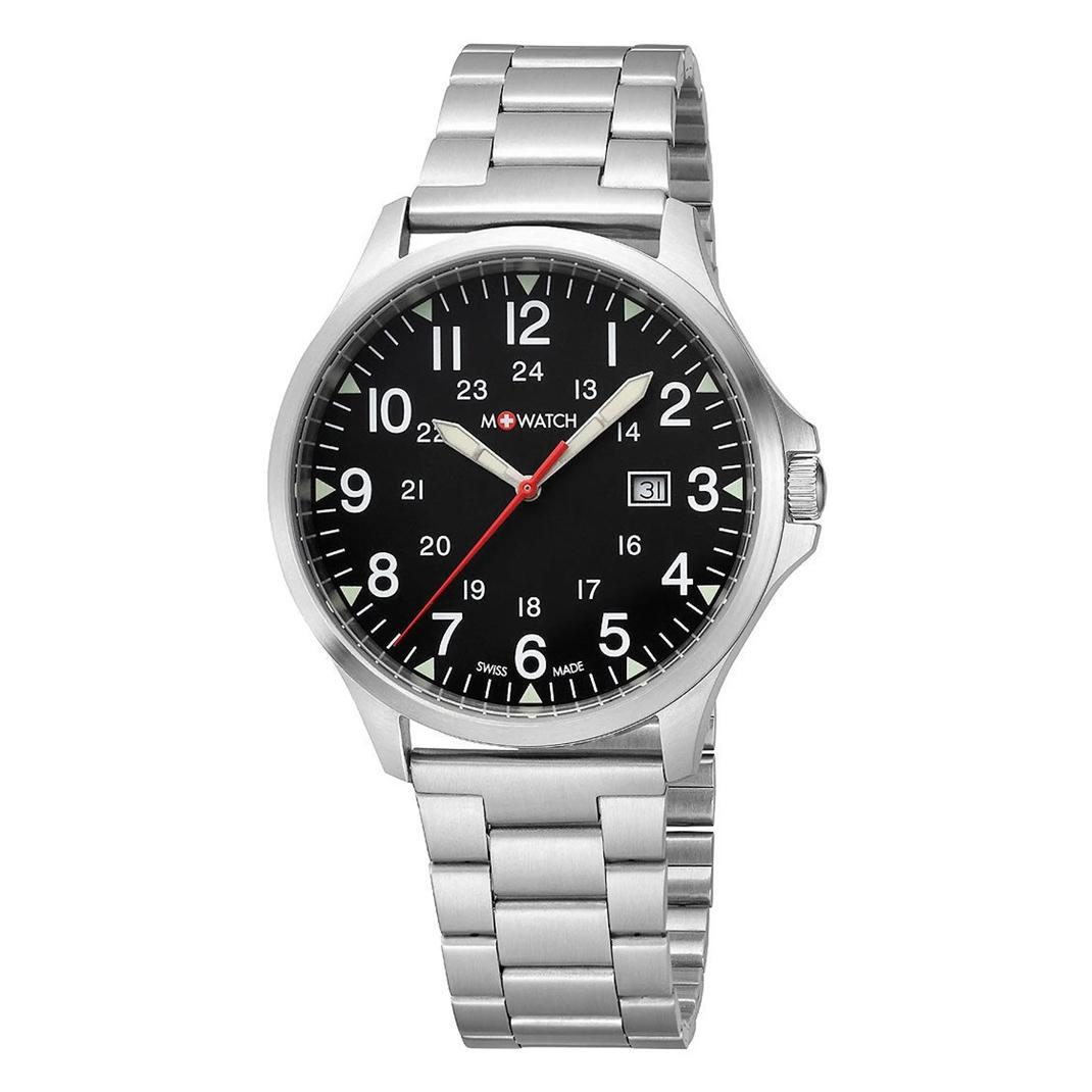 M Watch Mondaine M-Watch aero 44 (Analoguhr, 44 mm) - Digitec