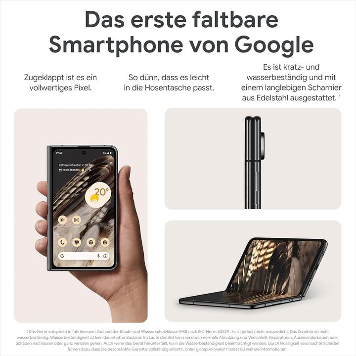 Google Pixel Fold 256 GB 5G Porcelain EU (256 GB, Beige, Porcelain ...