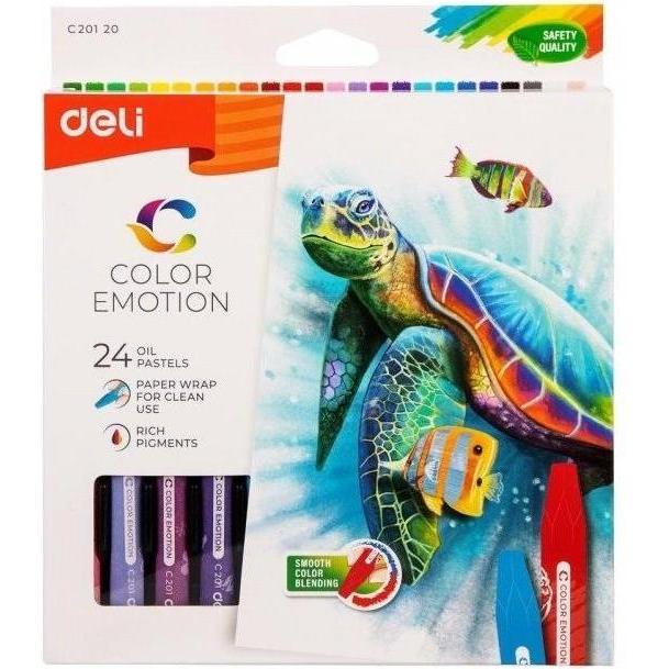 Deli Color Emotion Ölpastelle 24 DELI-Farben (24 x) - Galaxus