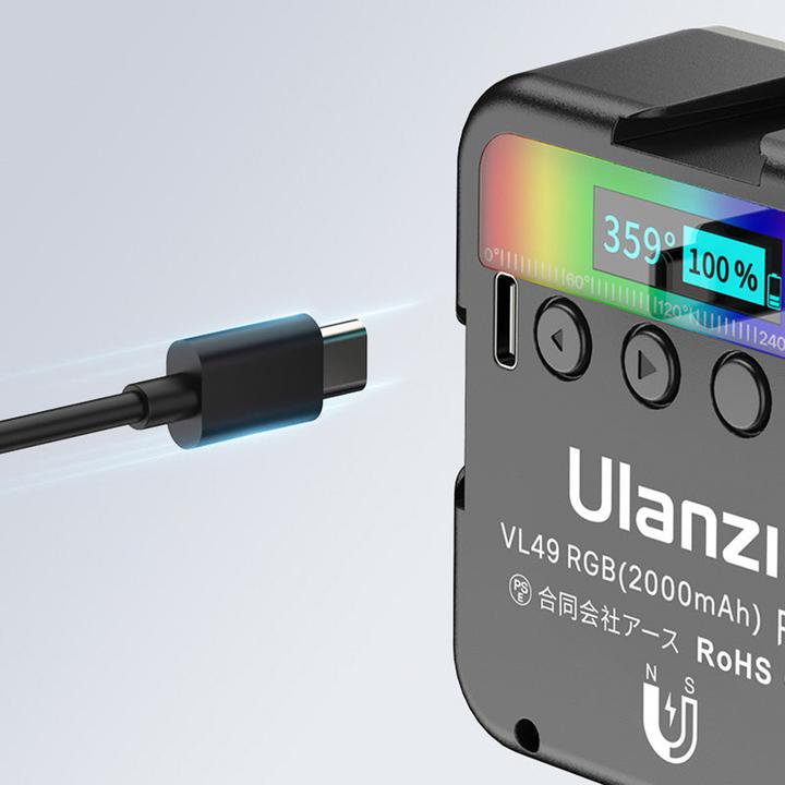 Ulanzi VL49 RGB Multi Colour LED-Video Light - White - Galaxus