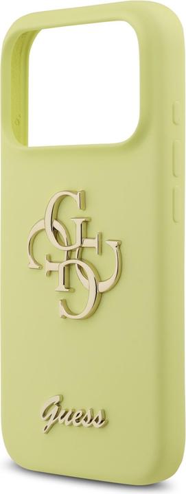 Guess Liquid Silicone 4G Metal Logo für Apple iPhone 17 Pro - yellow ...