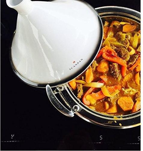 Scanpan Tajine-Impact, Edelstahl, 28 cm, 2-Einheiten (28 cm, Kochtopf ...