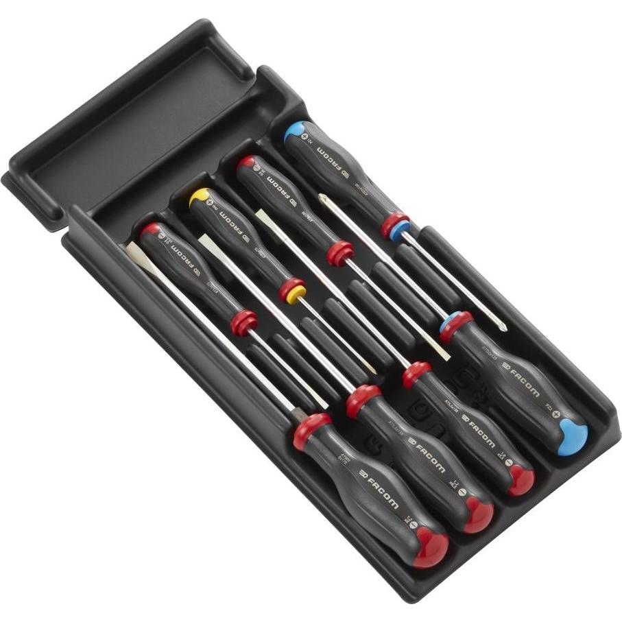 Facom Module de 8 tournevis PROTWIST®, à fente, Phillips et Pozidriv ...