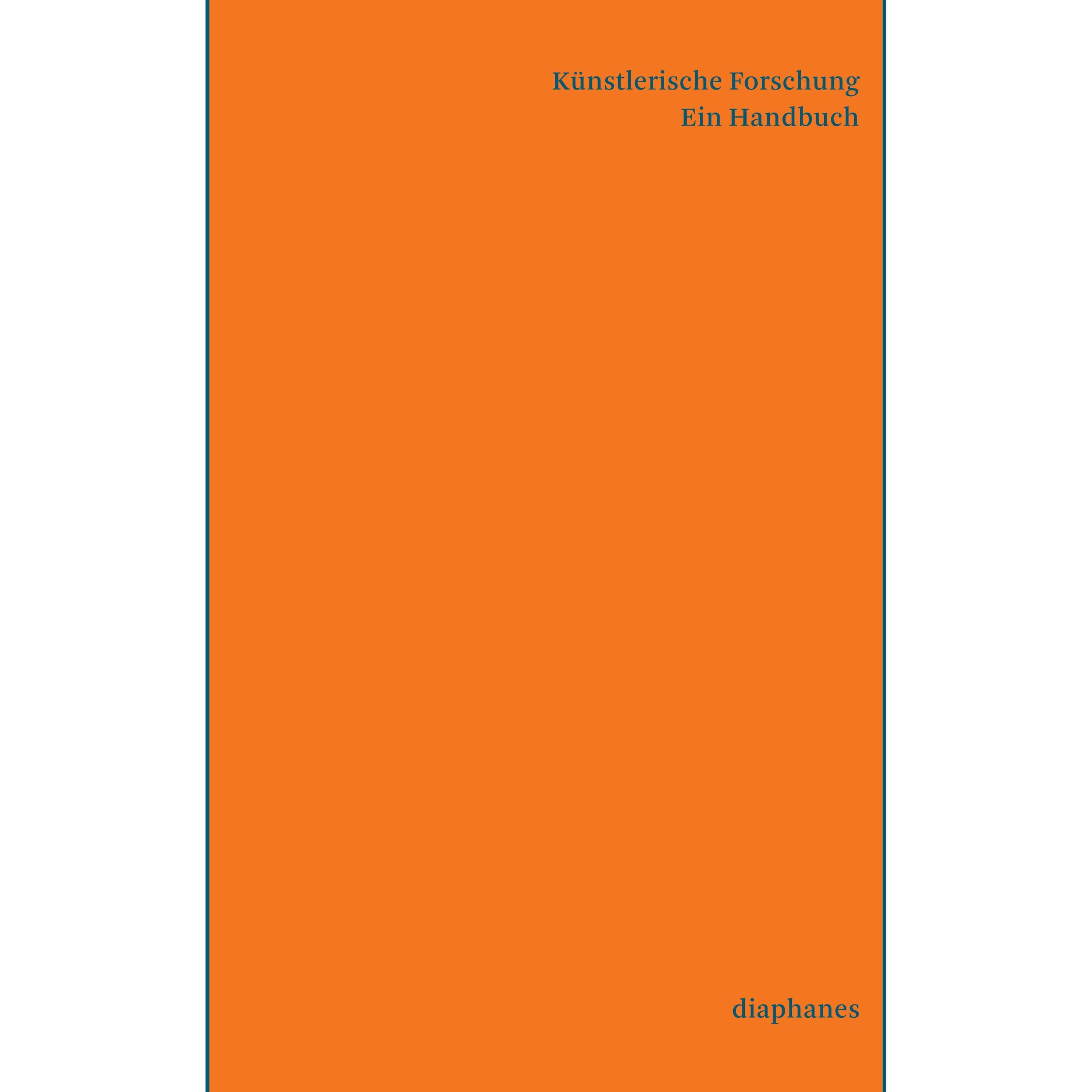 Various Publishers Künstlerische Forschung. Ein Handbuch - Galaxus