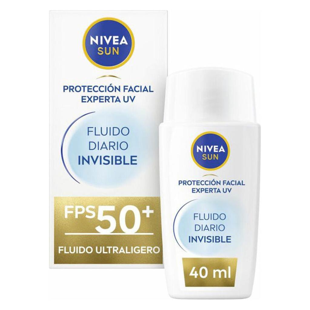 NIVEA SUN Invisible Daily Fluid Face Sunscreen SPF 50+ 40ml