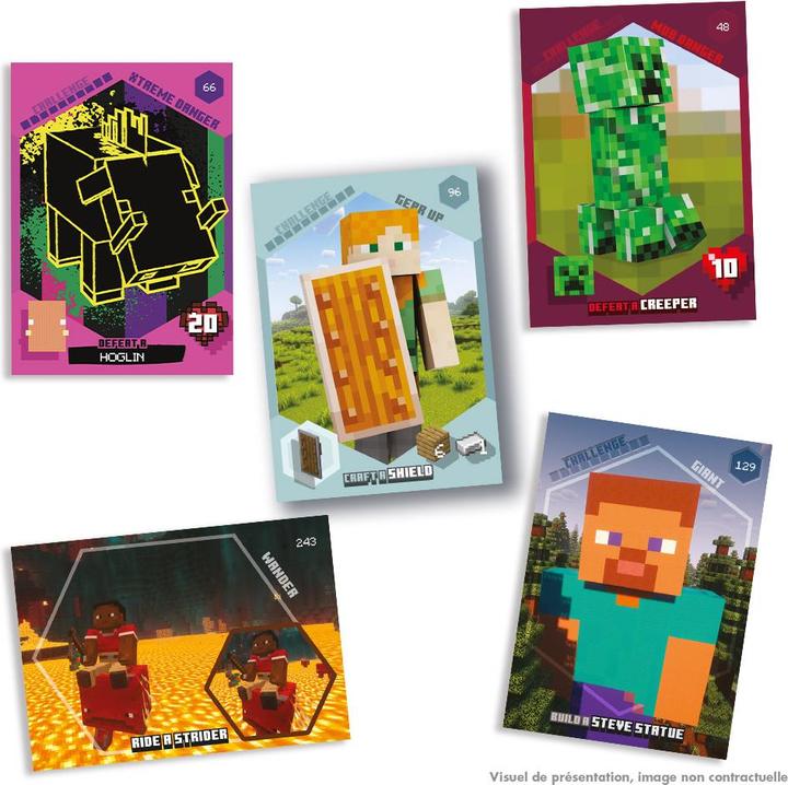 Panini Minecraft - Challenges Trading Cards Flow Packs Display (18 ...
