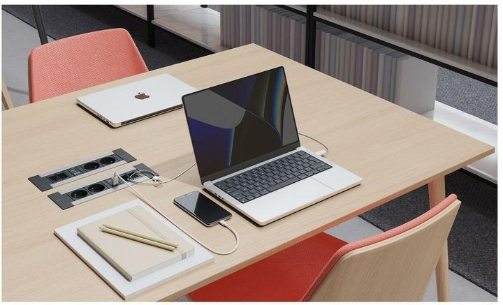 IB Connect INTRO2.0 power strip white 1x type 13 1x USB-A/C 1x empty (1 ...