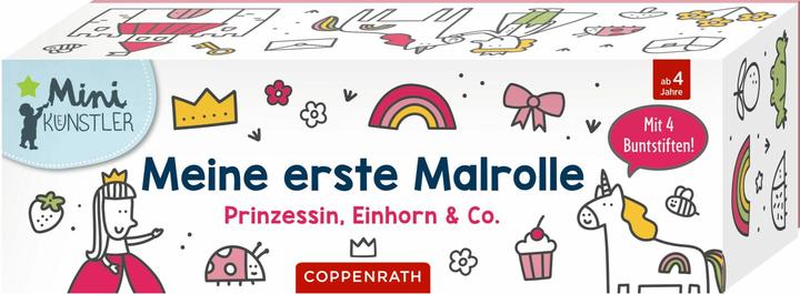 Coppenrath Meine erste Malrolle: Prinzessin, Einhorn & Co. (Mini-Künst ...