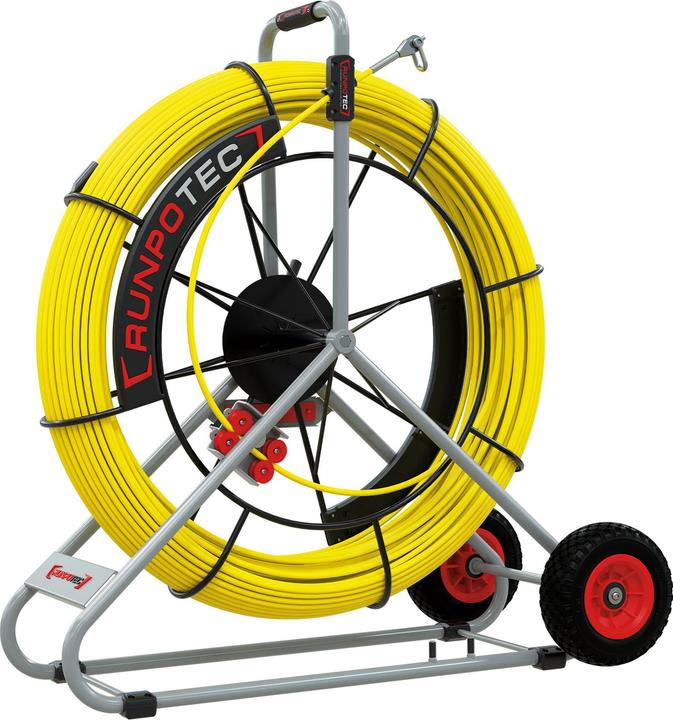 Runpotec RUNPO 10093 GF11 Glass fibre rod Ø11mm 120m Cable pulling aid ...