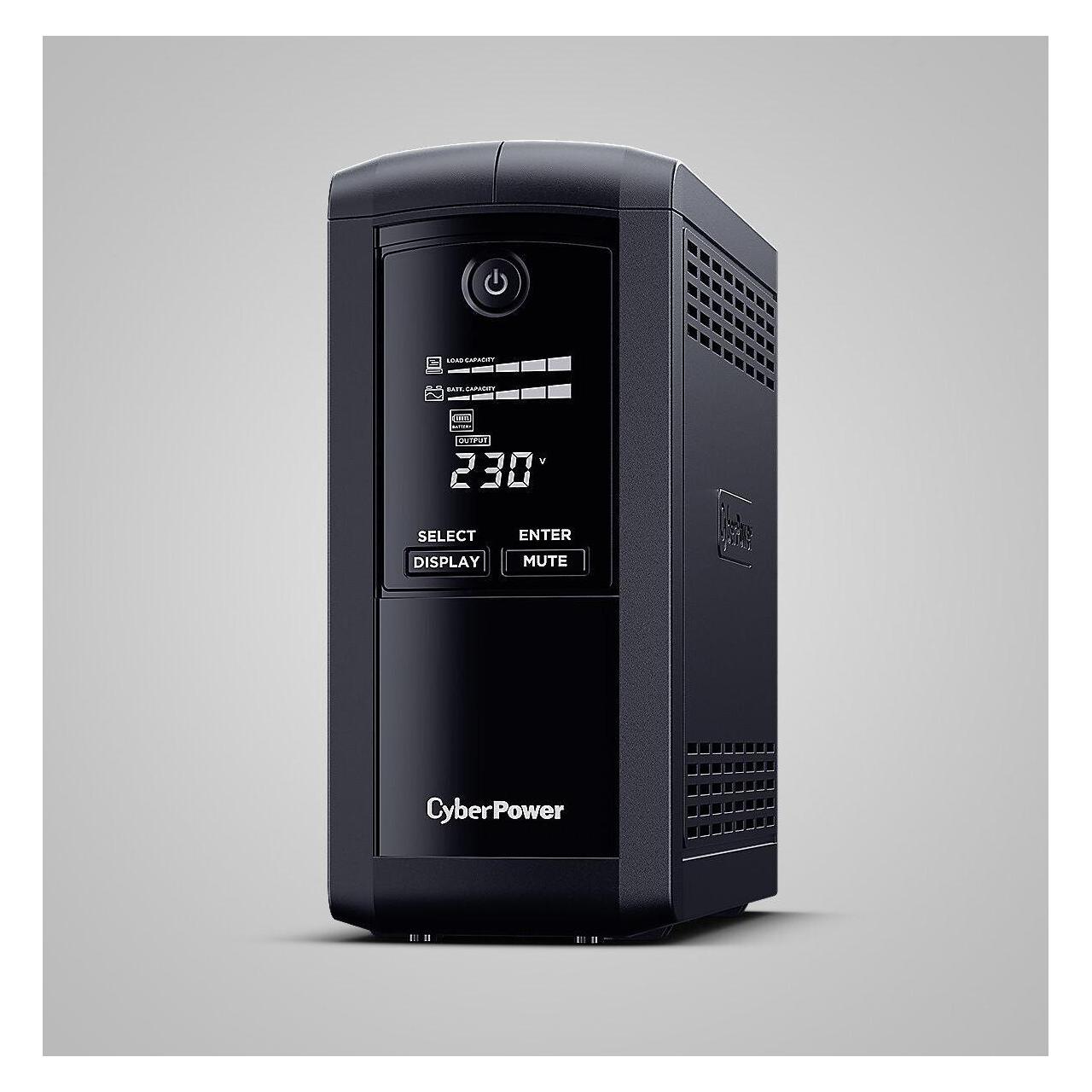 Cyberpower Tracer III VP1000ELCD-FR - Line-Interaktiv - 1000 VA - 550 W ...