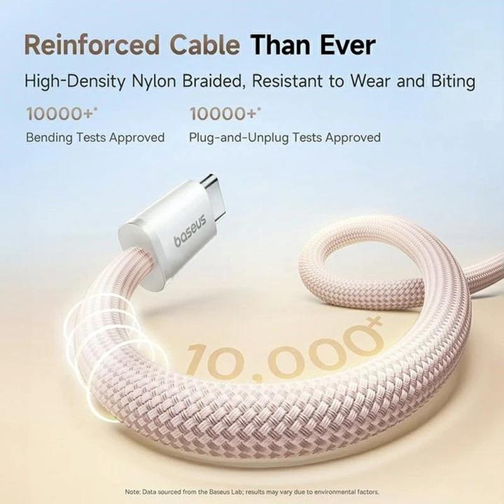Baseus Dynamic 4 Pro Series Data Cable USB-C - USB-C 100W 1m Baby Pink ...
