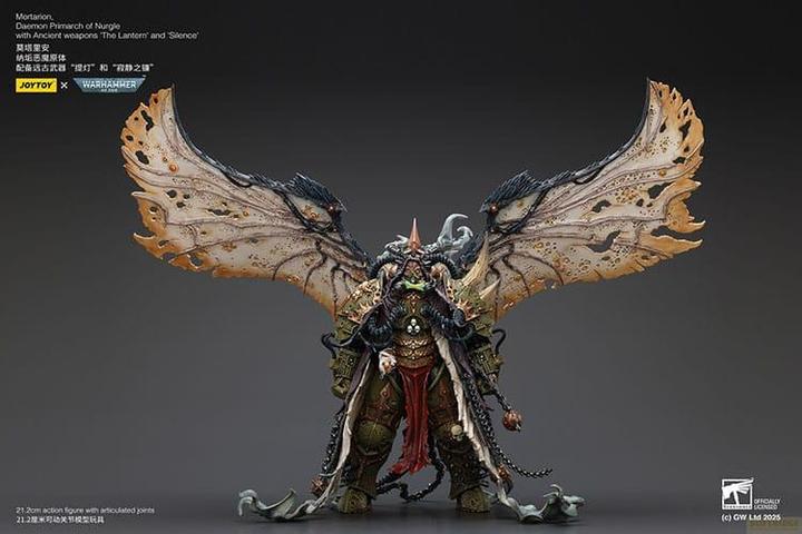 Joy Toy Warhammer 40k figurine 1/18 Mortarion Daemon Primarch of Nurgle ...