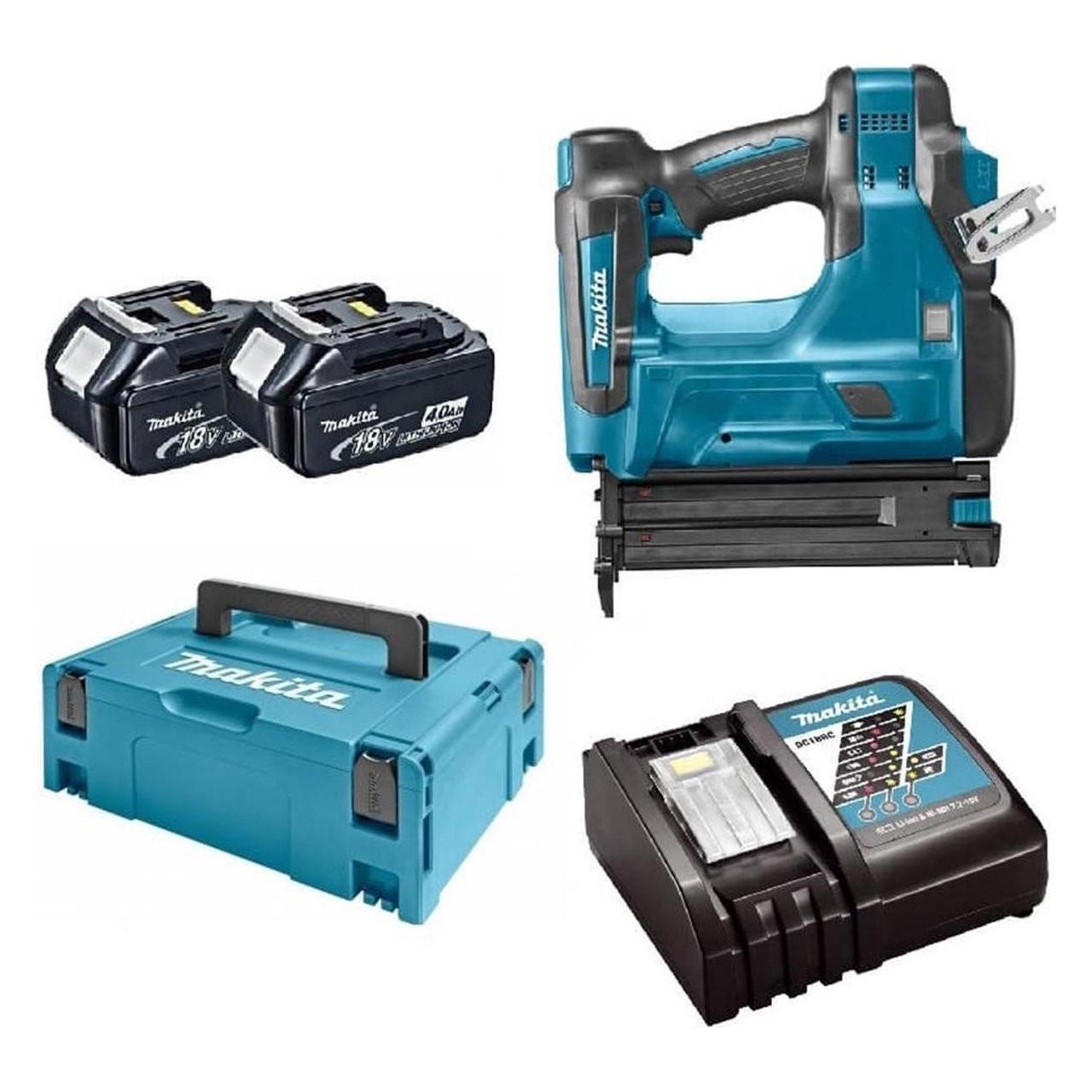 Makita DBN500RMJ 18V Li-Ion Accu brad tacker set (2x 4.0Ah accu) in ...