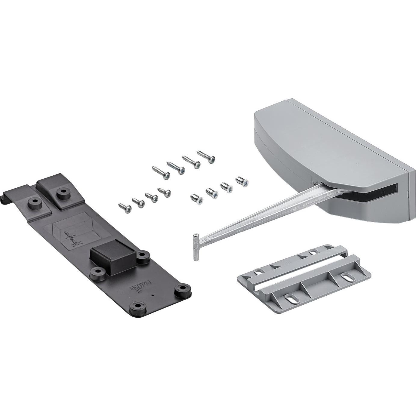 Hettich WingLine L, basic set Push to move, heavy, grey, right - Galaxus