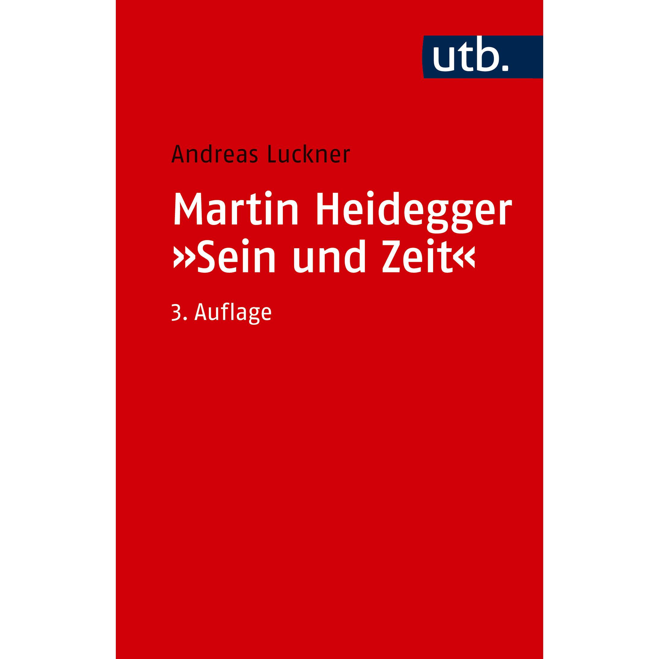 UTB Martin Heidegger: "Sein und Zeit" - kaufen bei Galaxus