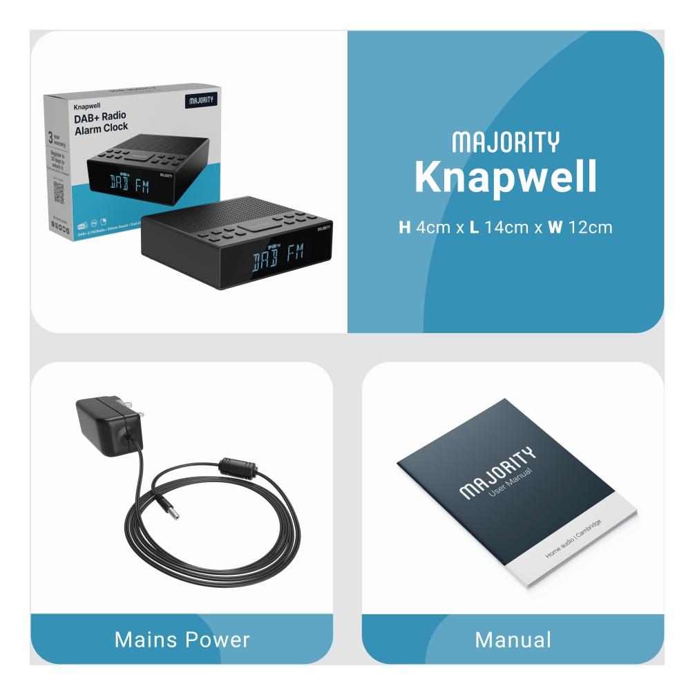 Majority Knapwell DAB+ Radio mit Wecker - kaufen bei Digitec