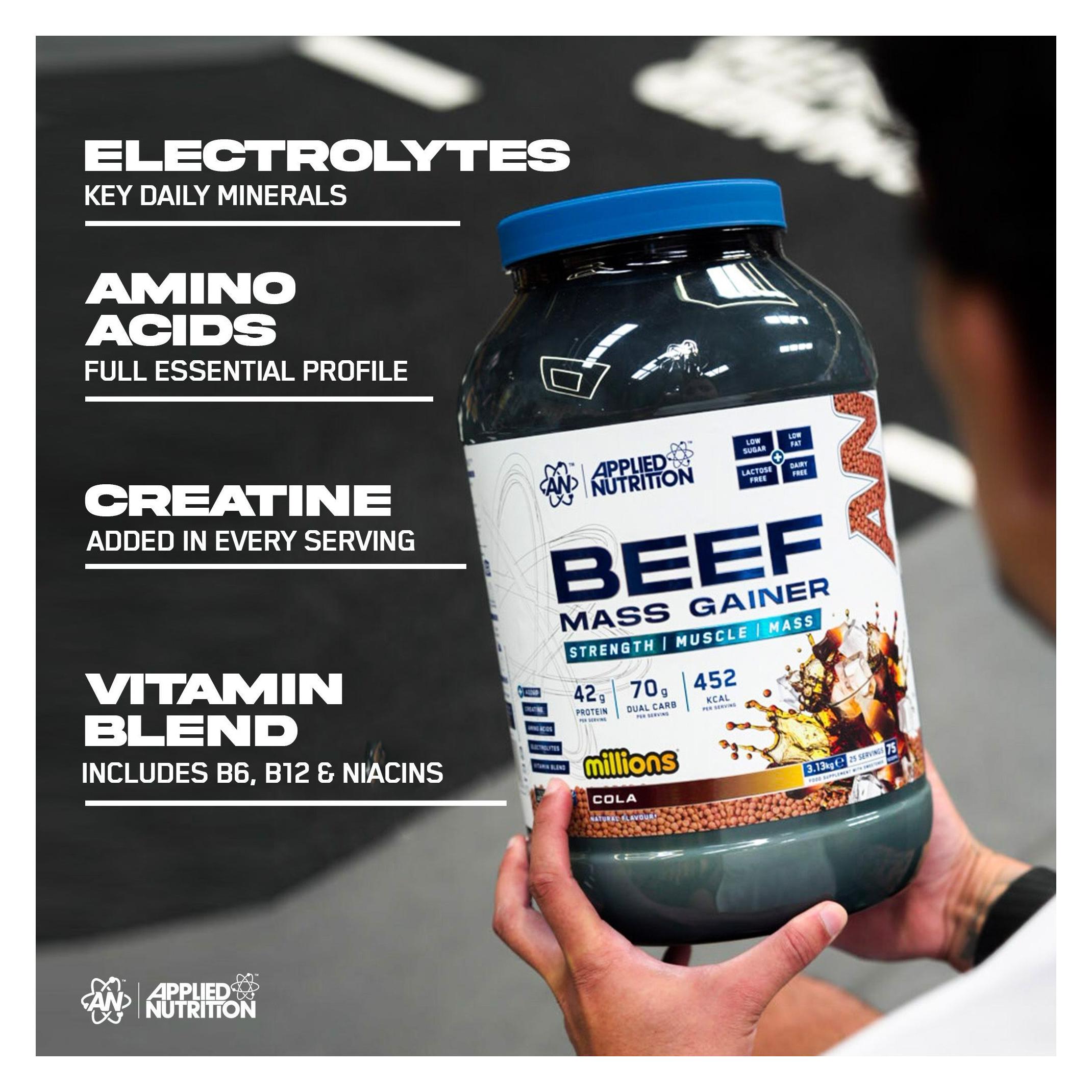 Applied Nutririon Applied Nutrition Beef Mass Gainer Protein Powder 42g ...