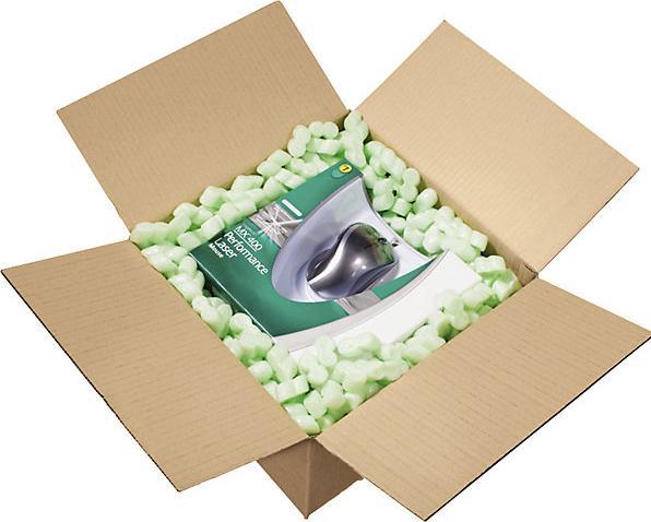 kaiserkraft flo-pak® packaging chips, contents 130 l, in dispenser box ...