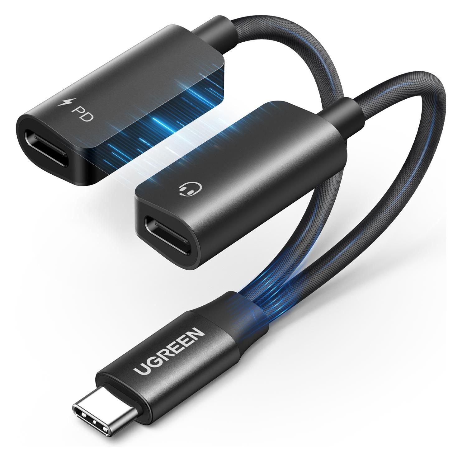 Ugreen USB-C Audio Adapter for Headphones and Charging - Galaxus