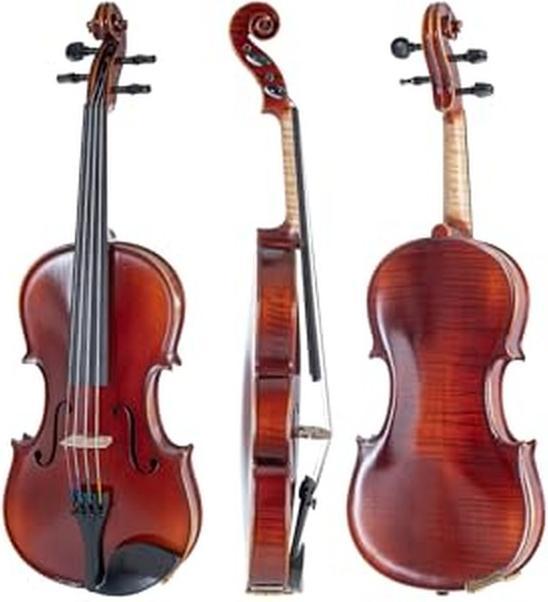 Gewa Left-Handed Violin Set with Case, Bow, and Aurora Strings - Galaxus