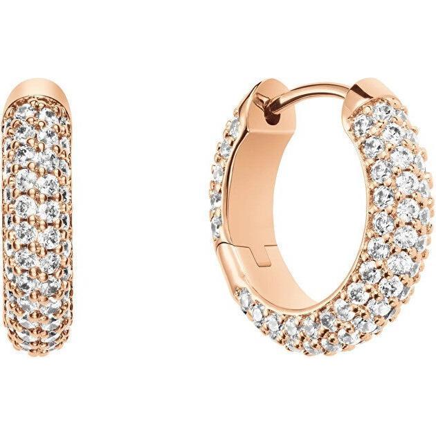 Daniel Wellington Glittering Bronze PavÃ© Circles DW00400627 - Digitec