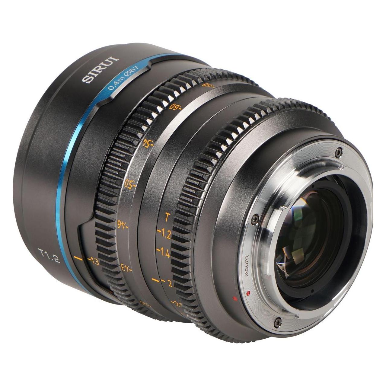 Sirui Nightwalker Series 35mm T1.2 S35 M-Focus Cine Lens L-Mount Grey ...
