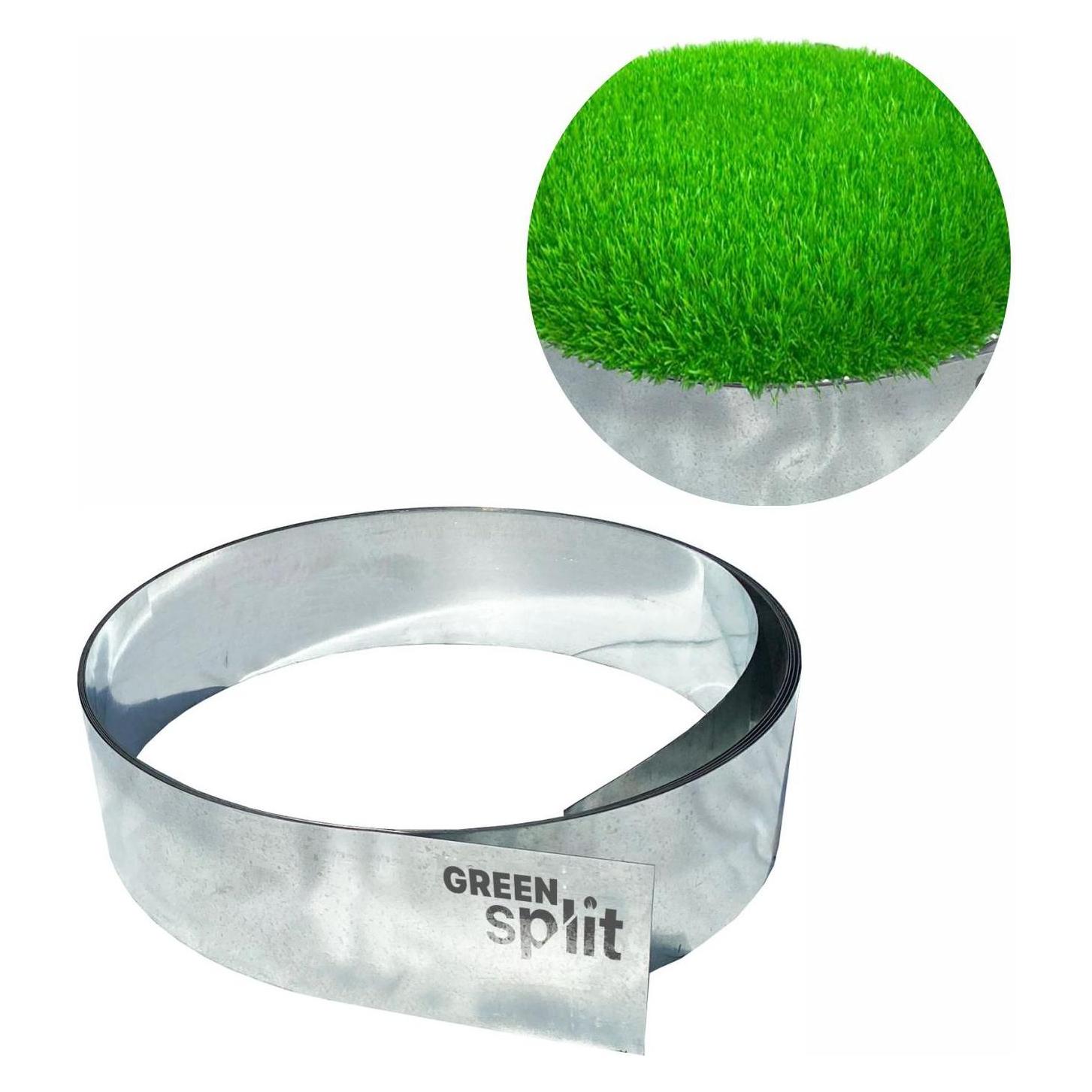 Green Split Rasenkantenband Metall Alu/Zink 25 cm x 10 Meter - Galaxus