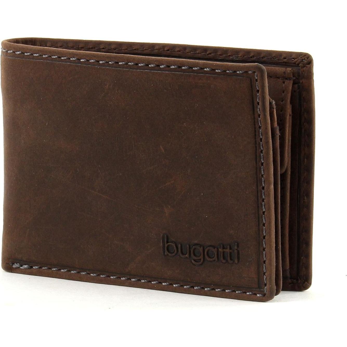 Bugatti Hunter Coin Wallet with Flap 4 CC embossed Logo - Galaxus