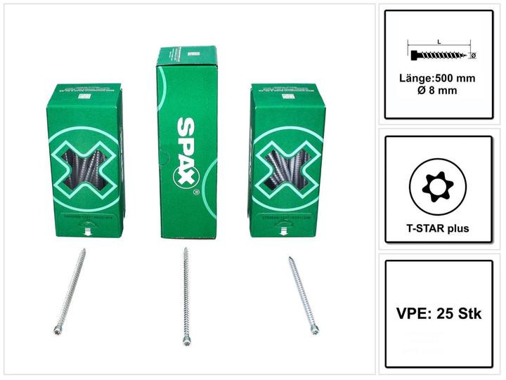 Spax Cylinder Head T-Star Plus T40 Fully Threaded Cut Wirox - Galaxus