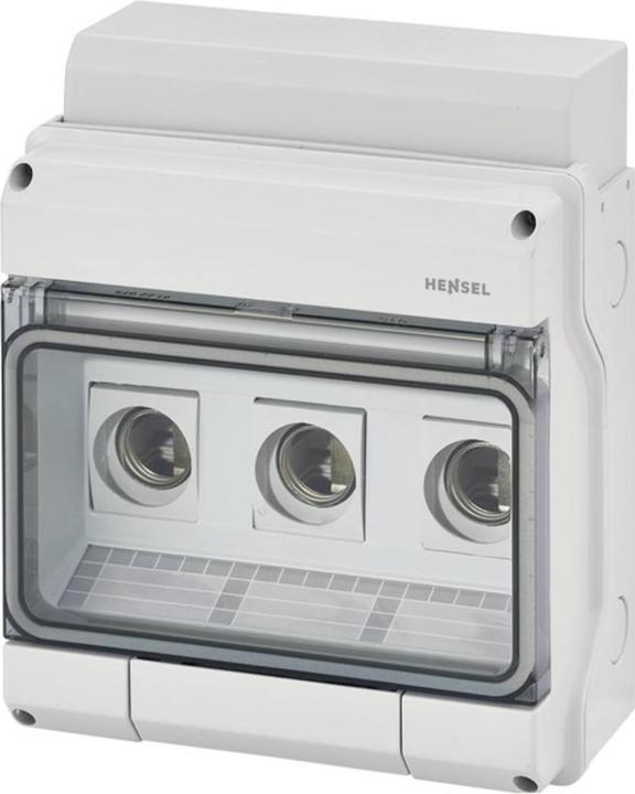 Hensel HEN KV 9325 KV-SicherungsgehÃ¤use IP65 Diazed DII E27 3x25A