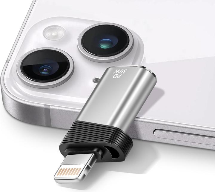 LinQ USB-C auf Lightning Adapter 30W PD 480Mbps (Lightning, Lightning ...