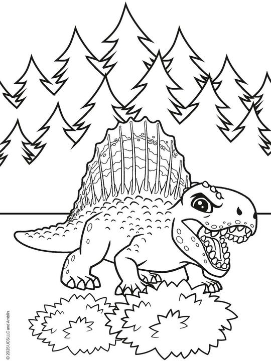 lego spinosaurus coloring pages