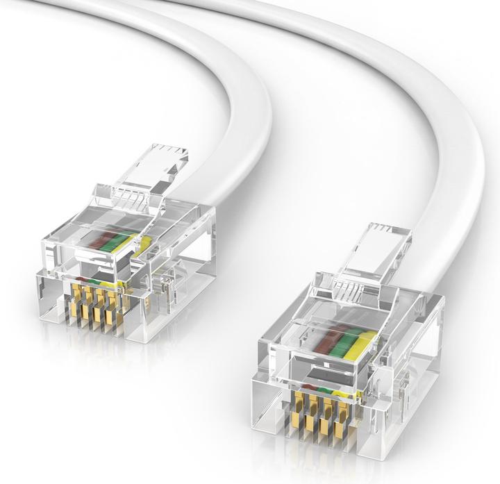 CSL Telefonkabel RJ11 zu RJ 11, Telefonkabel, Router zu Telefon Fax ...
