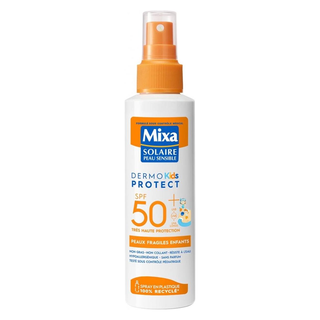 Mixa Sun Spray for Sensitive Skin Protection SPF 50+ UVA/UVB
