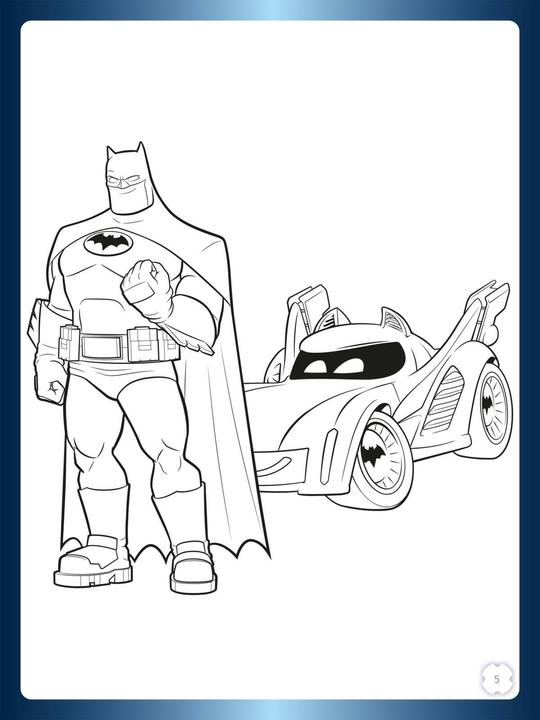 coloring pages batwheels