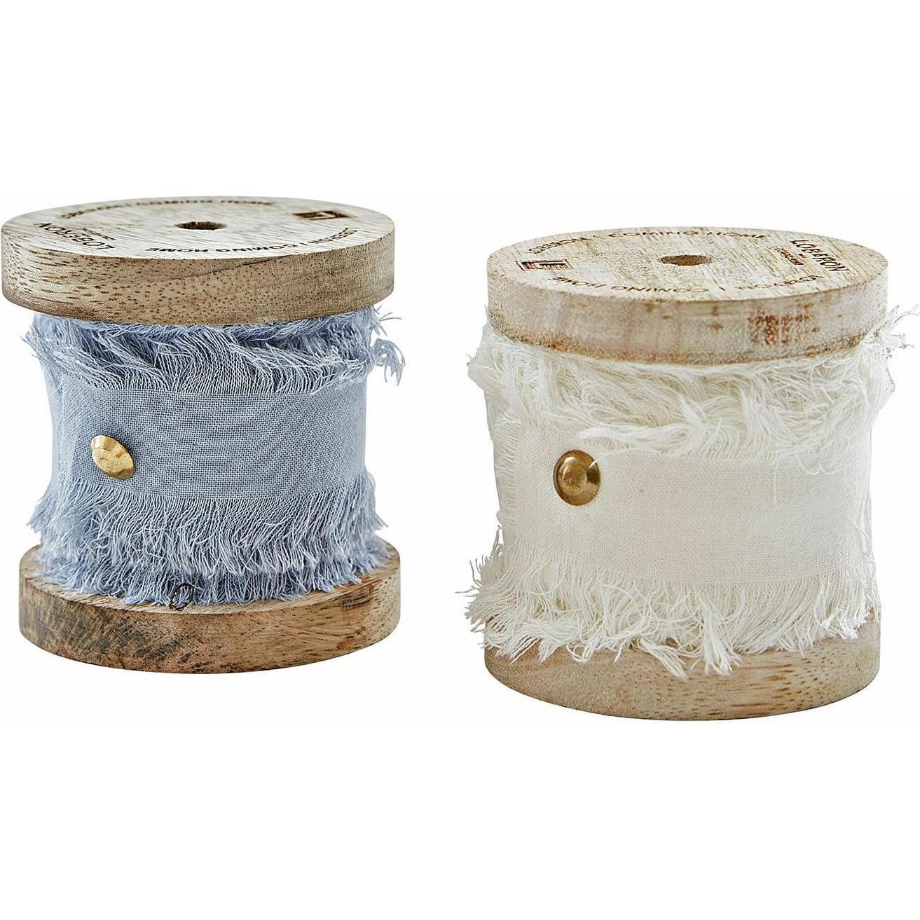 Loberon Ribbon set of 2 Valethor blue/cream (2x) - buy at Digitec