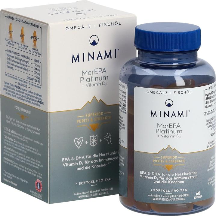 Minami MorEPA Platinum Softgels Ds 60 Stk - kaufen bei Galaxus