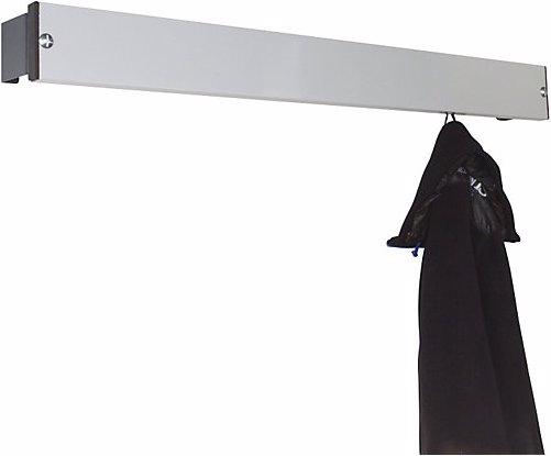 Sypro Coat rail, aluminium five/stainless steel, length 1015 mm ...