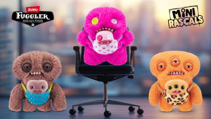 Zuru Fuggler Mini Rascals 9-inch Assortment Series 1 (Squidge (Brown ...