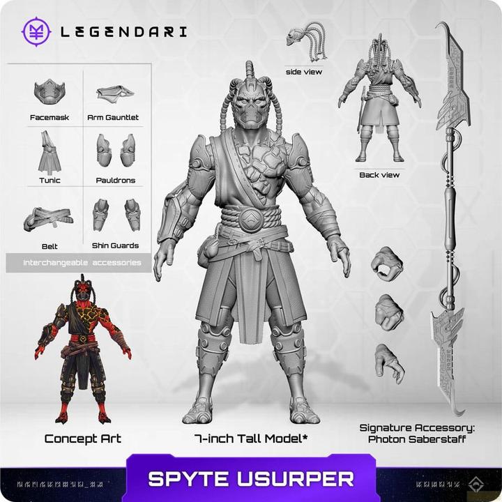 Meta Travelers Legendari Actionfigur 1/10 Spyte Usurper 18 cm - Galaxus