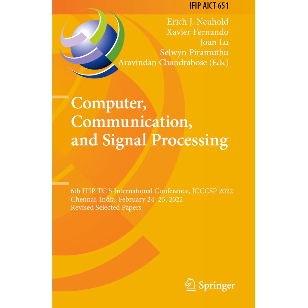 Springer Computer, Communication, and Signal Processing - Galaxus