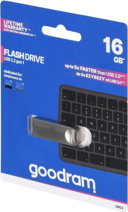 Goodram USB UNO3-0160S0R11 USB flash drive USB Type-A 3.2 Gen 1 (3.1 ...
