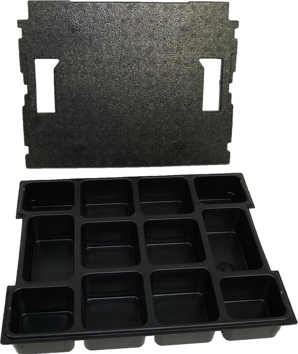 L-Boxx BS Systems Kleinteileeinsatz 12 Fächer inkl. Deckeleinlage für L ...