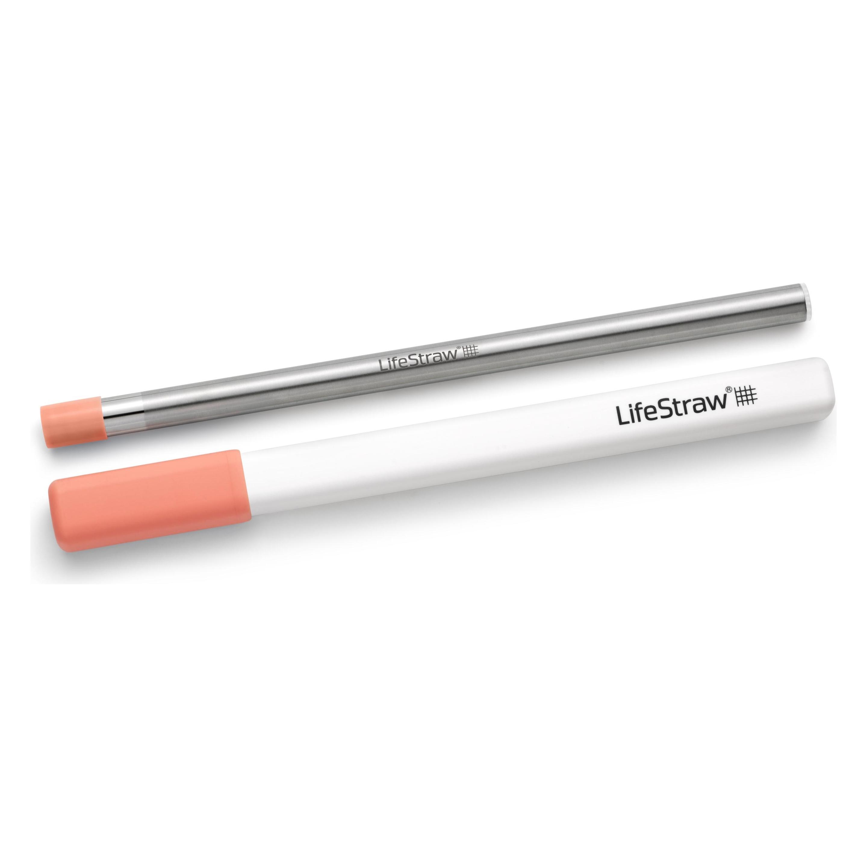 LifeStraw Sip Reusable Stainless Steel Water Filter Drinking Straw with ...