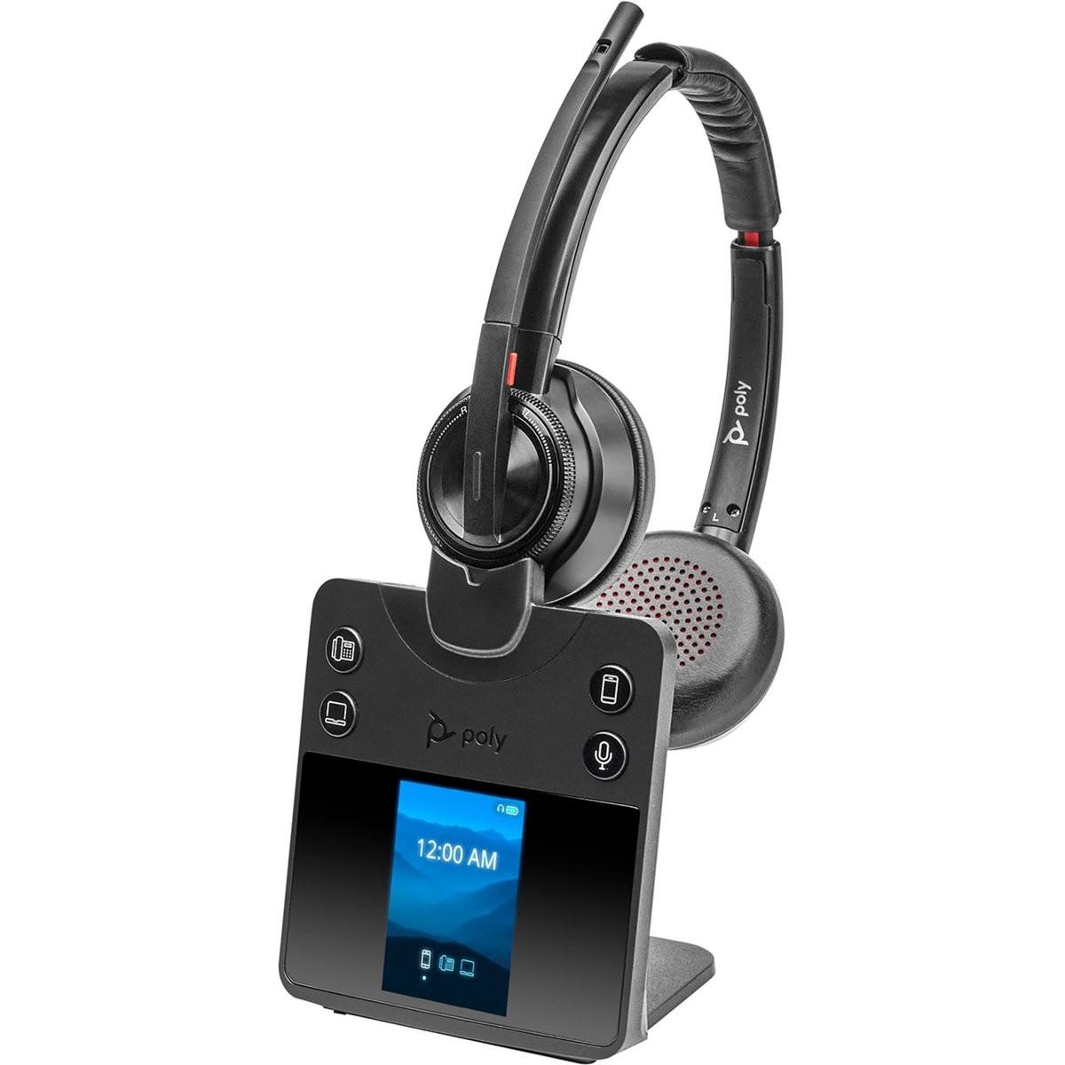 HP Poly Savi 8420 Stereo D2 HS EMEA-INTL En - Headset