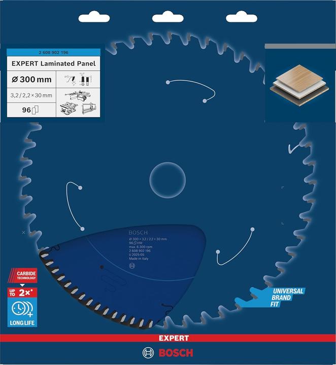 Bosch Lama per Sega Circolare a Pannelli Laminati Expert - Galaxus